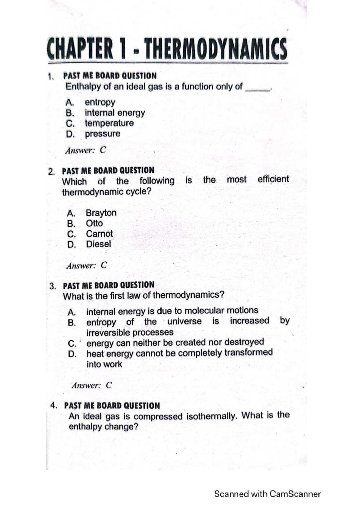 Thermo-1- Terms - Mechanical Engineering - Studocu