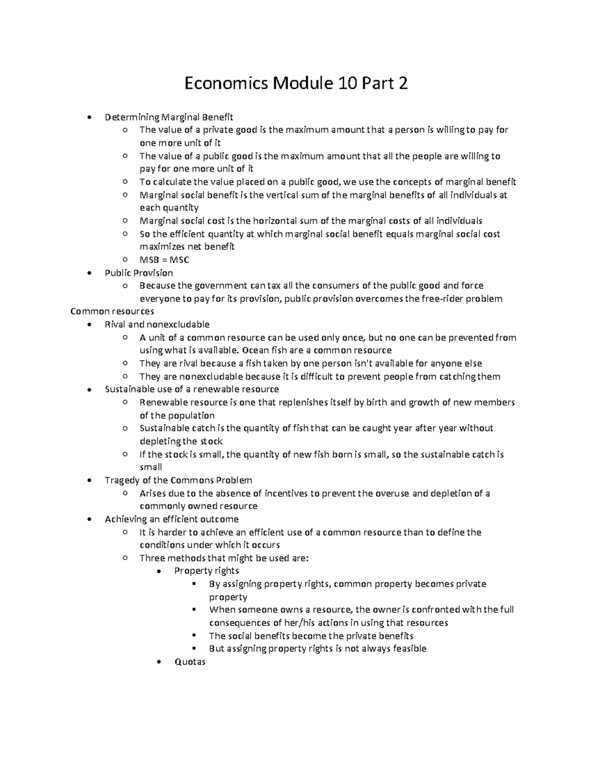Economics Module 10 Part 2 - Economics Module 10 Part 2 • Determining ...
