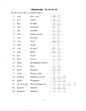 Practice test CDEF - Part 3 - JAPANESE 1 - Studocu