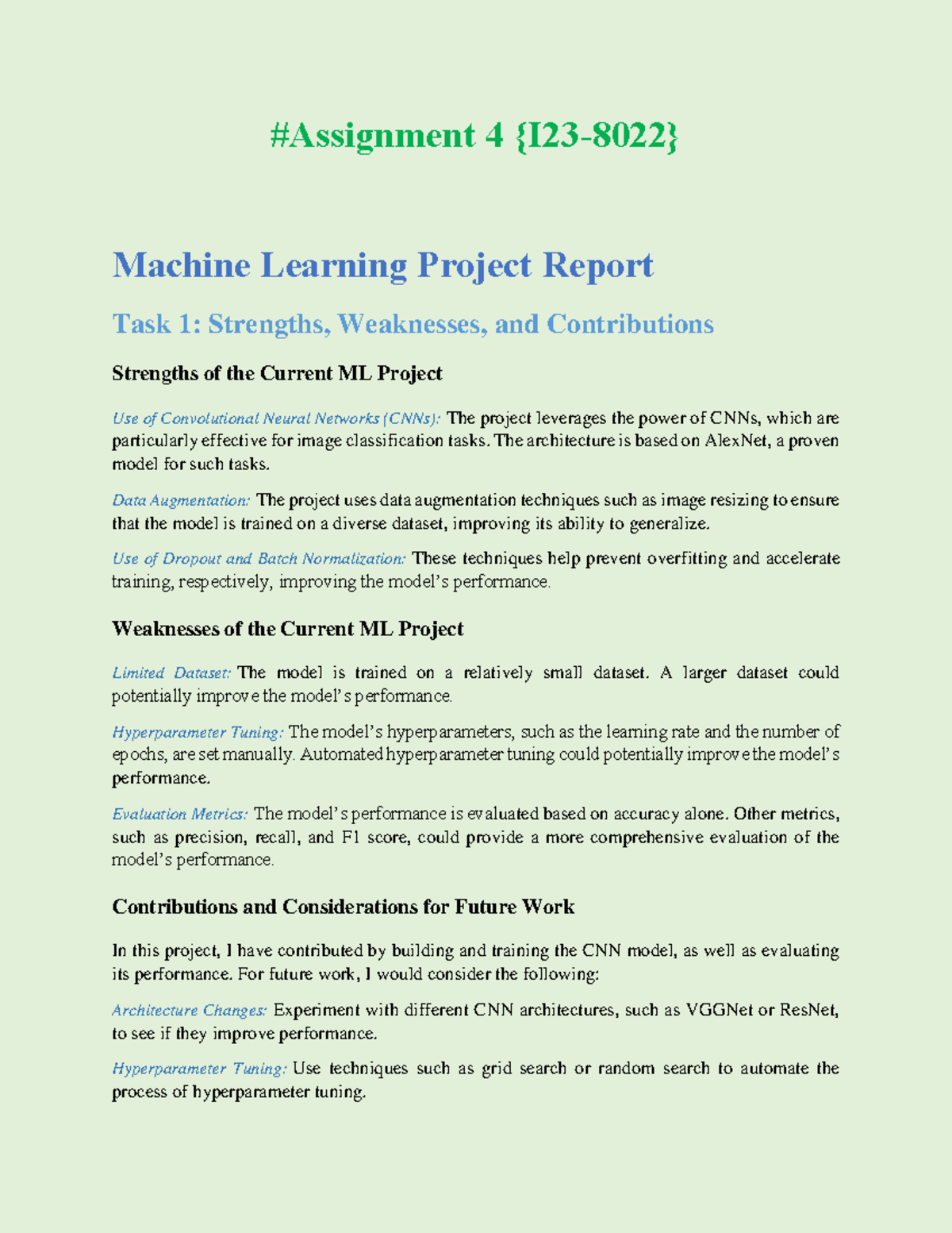 I238022–assignment–4 - #Assignment 4 {I23-8022} Machine Learning ...
