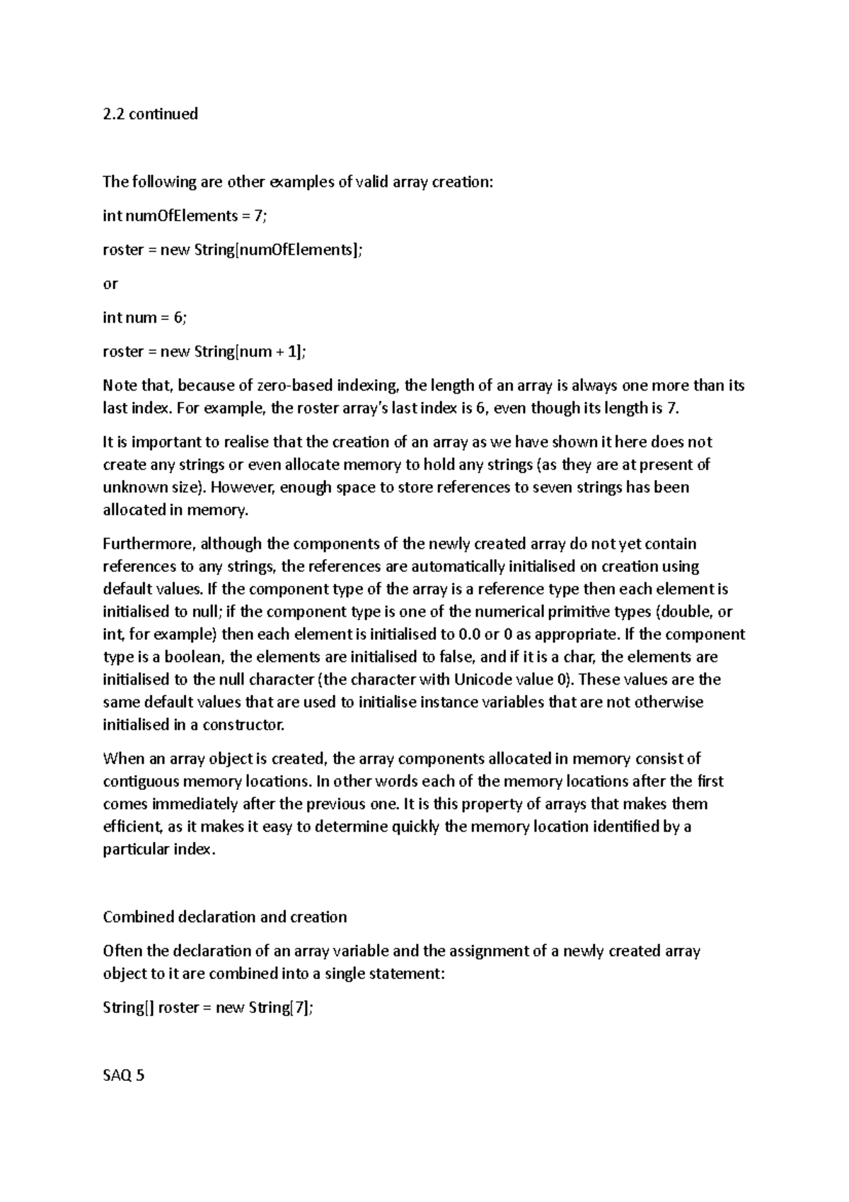 Unit 7 - 2.2 continued - in depth notes from the units in the M250 ...