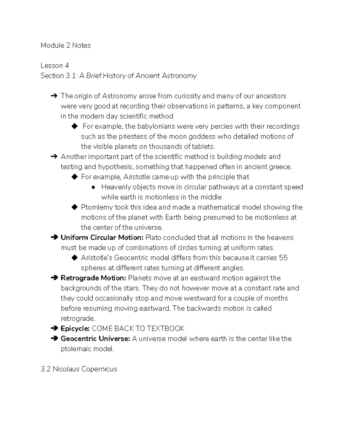 Module 2 Notes - Module 2 Notes Lesson 4 Section 3: A Brief History of ...