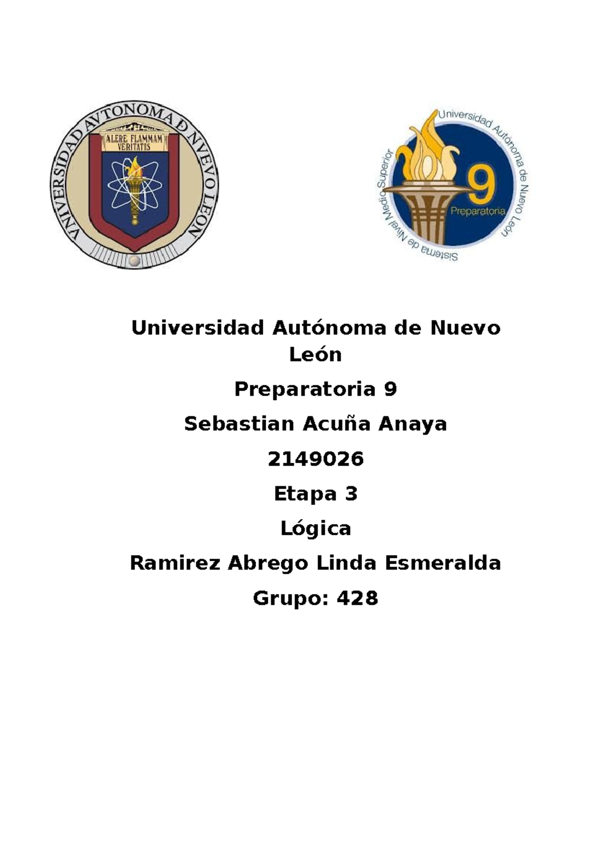 Etapa 3 excento - 111111100000 - Ingles - Universidad Autónoma de Nuevo ...