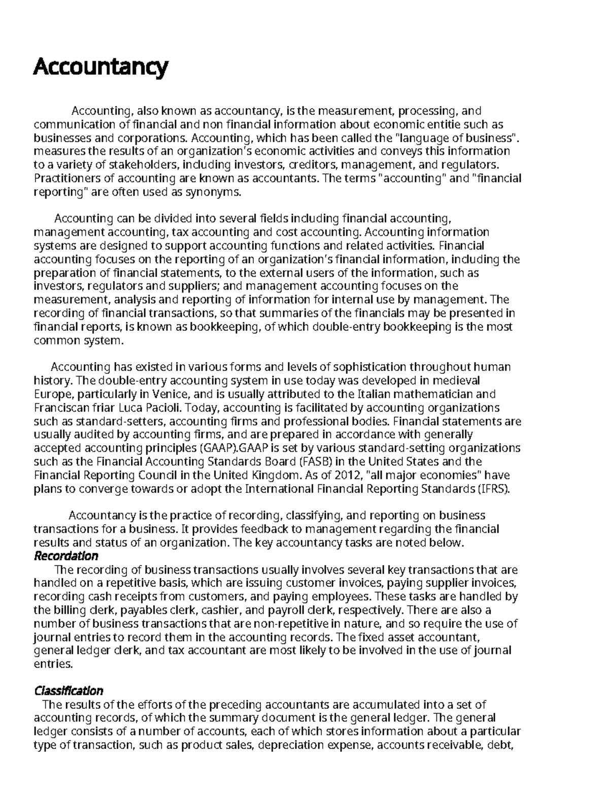 Accountancy - Notes prepared by manjoj sir - Accountancy Accounting ...