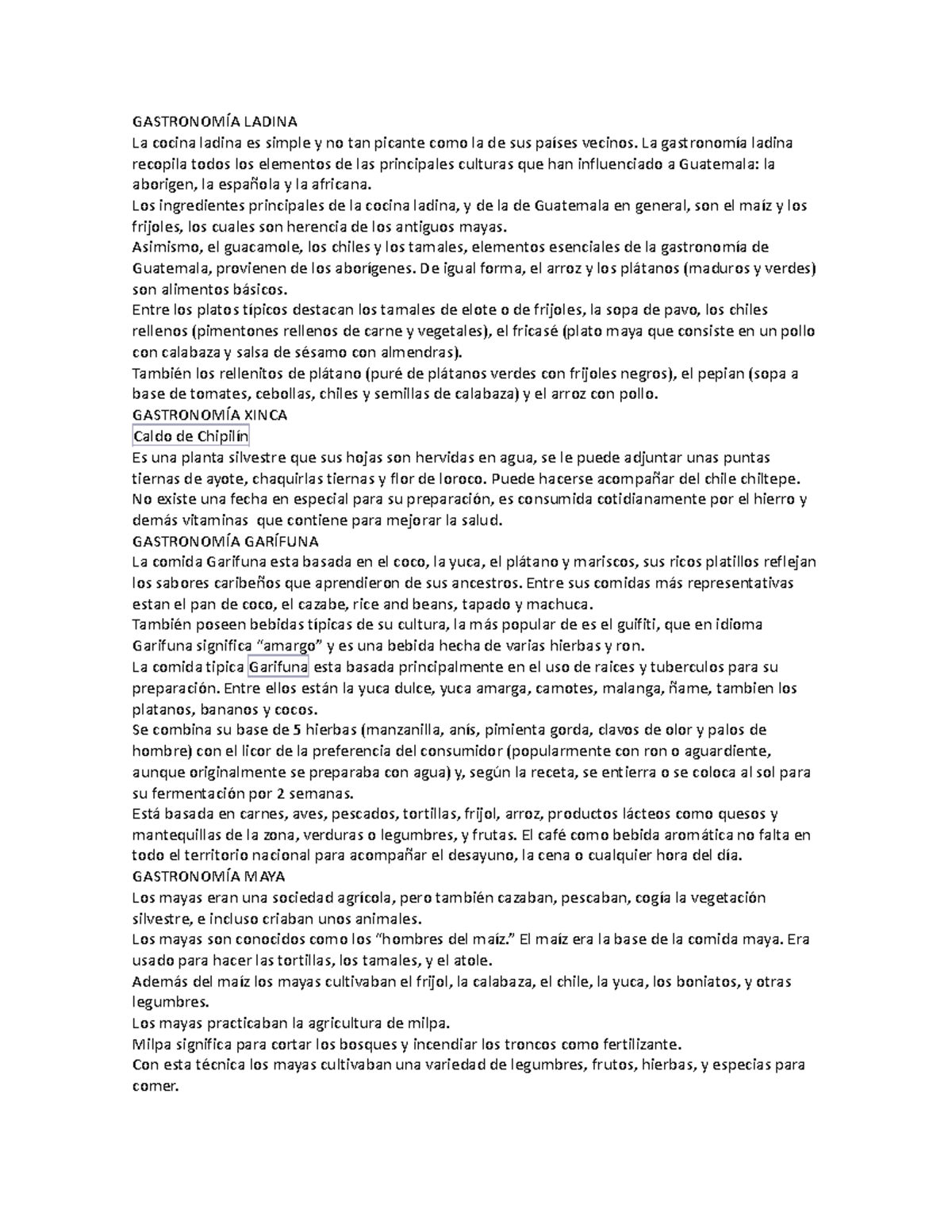 Gastronomía Ladina - pequeño resumen - GASTRONOMÍA LADINA La cocina ...