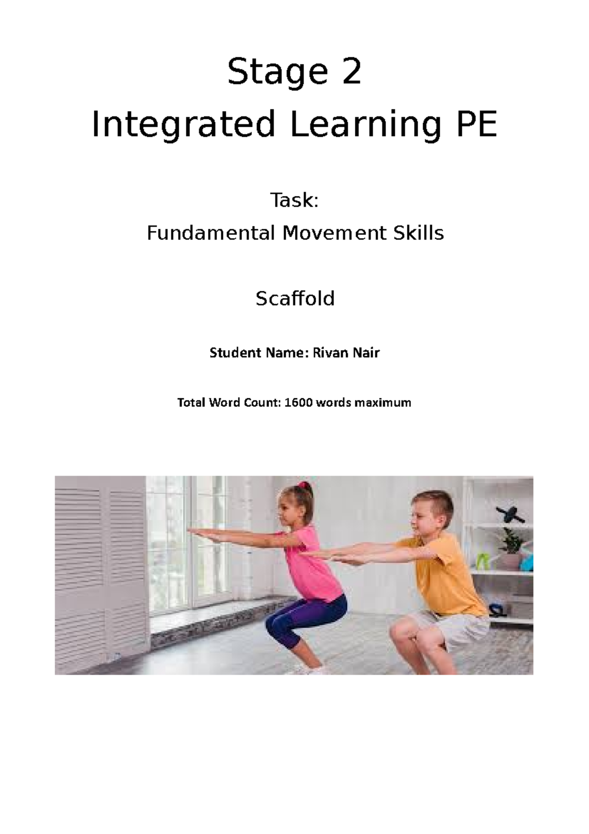 556335 T 2ILB20 AT2 Connections Scaffold - Stage 2 Integrated Learning ...