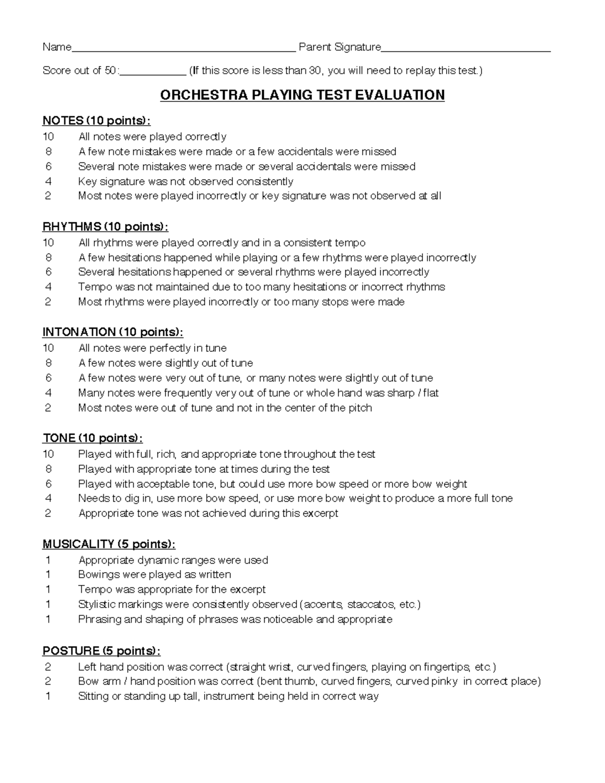 Playing test eval - This evaluation is designed to assess your ...