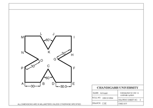 Worksheet Template - Chandigarh University - EXPERIMENT NUMBER – AIM OF ...