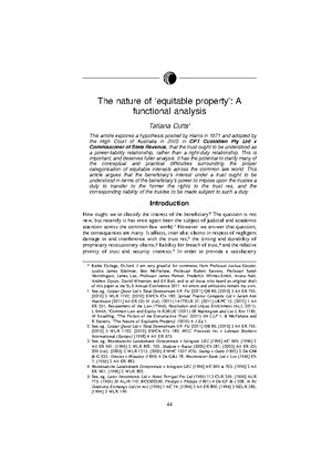 Tutorial 4 Activity - Tutorial 4 – Equity & Trusts Duties of Trustees ...