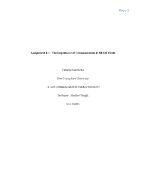 IT 226 Module 2 Activity - Assignment 2-1: Module Two Milestone ...