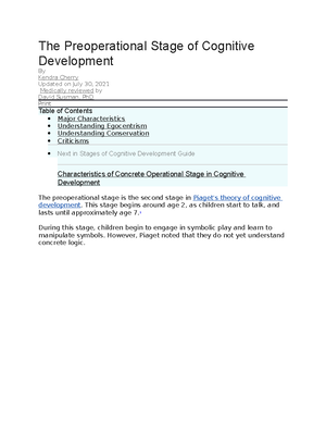 Piaget Stages of development for Language - Piaget's 4 Stages of ...