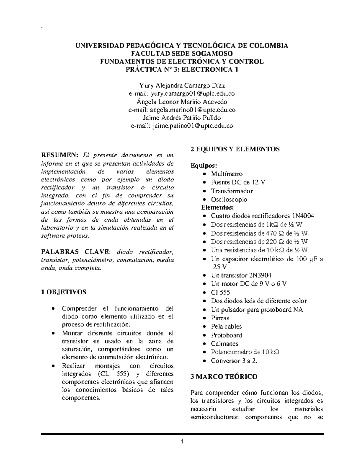 Diodos rectificadores practica de electrónica - Warning: TT: undefined function: 32 ...