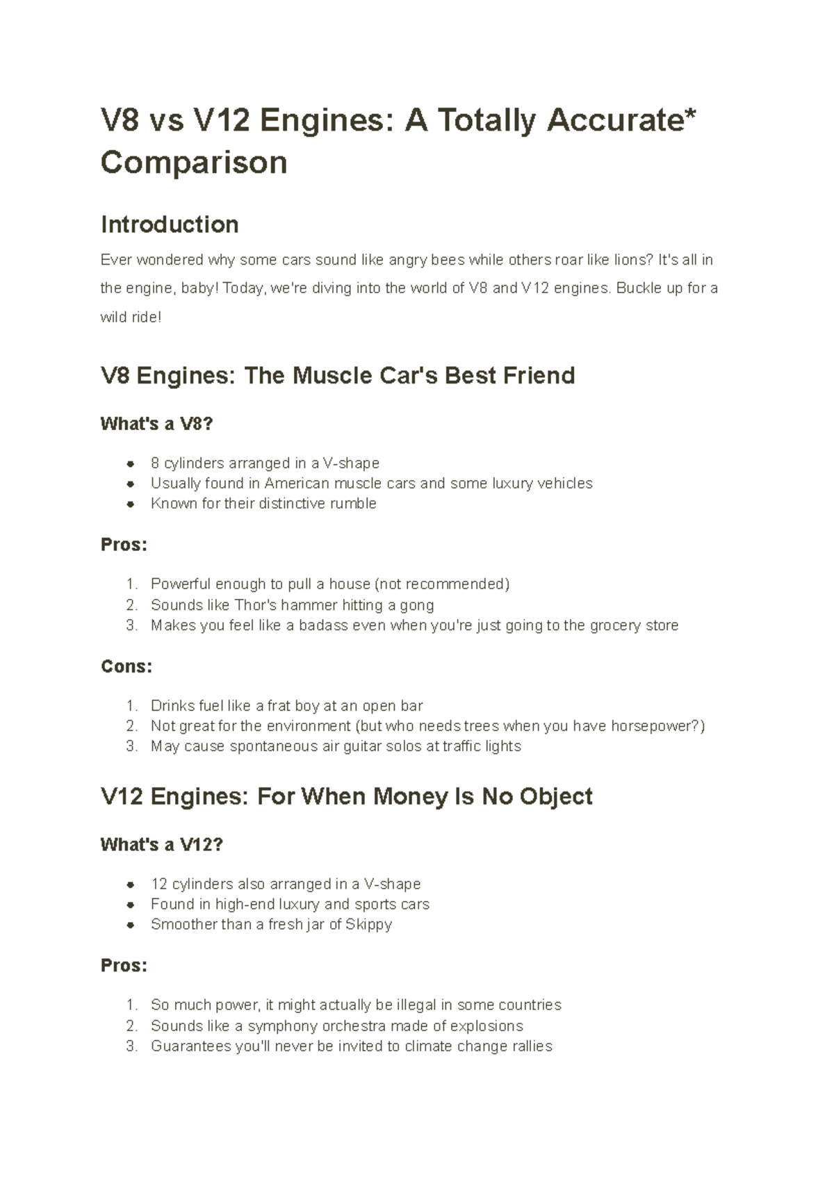 V8 vs V12 Engines A Totally Accurate Comparison - V8 vs V12 Engines: A ...