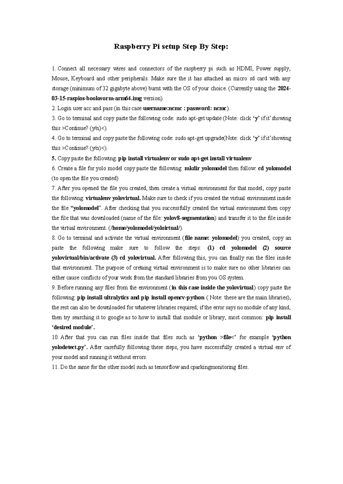 Raspberry Pi setup Step By Step - Raspberry Pi setup Step By Step ...