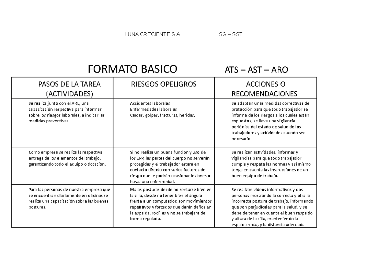 Formato basico salud - ,,M ...