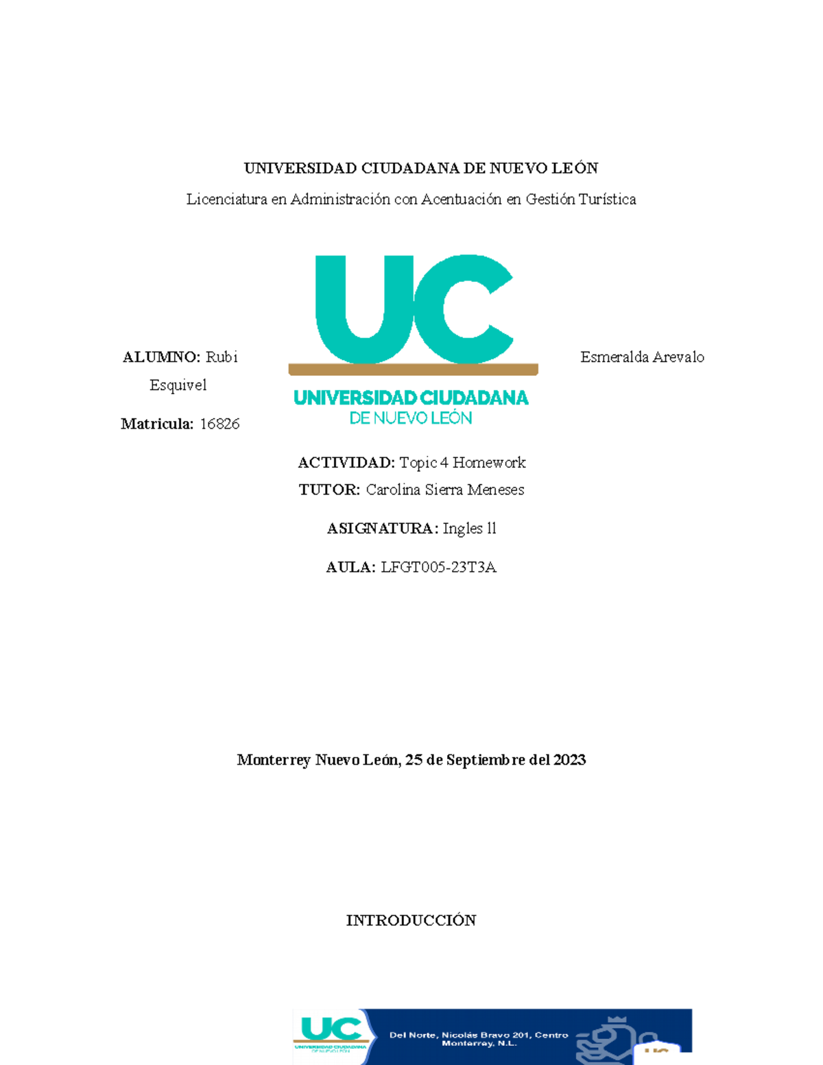Rubi Esmeralda Arevalo Esquivel Contabilidad 1 Act1 - UNIVERSIDAD ...