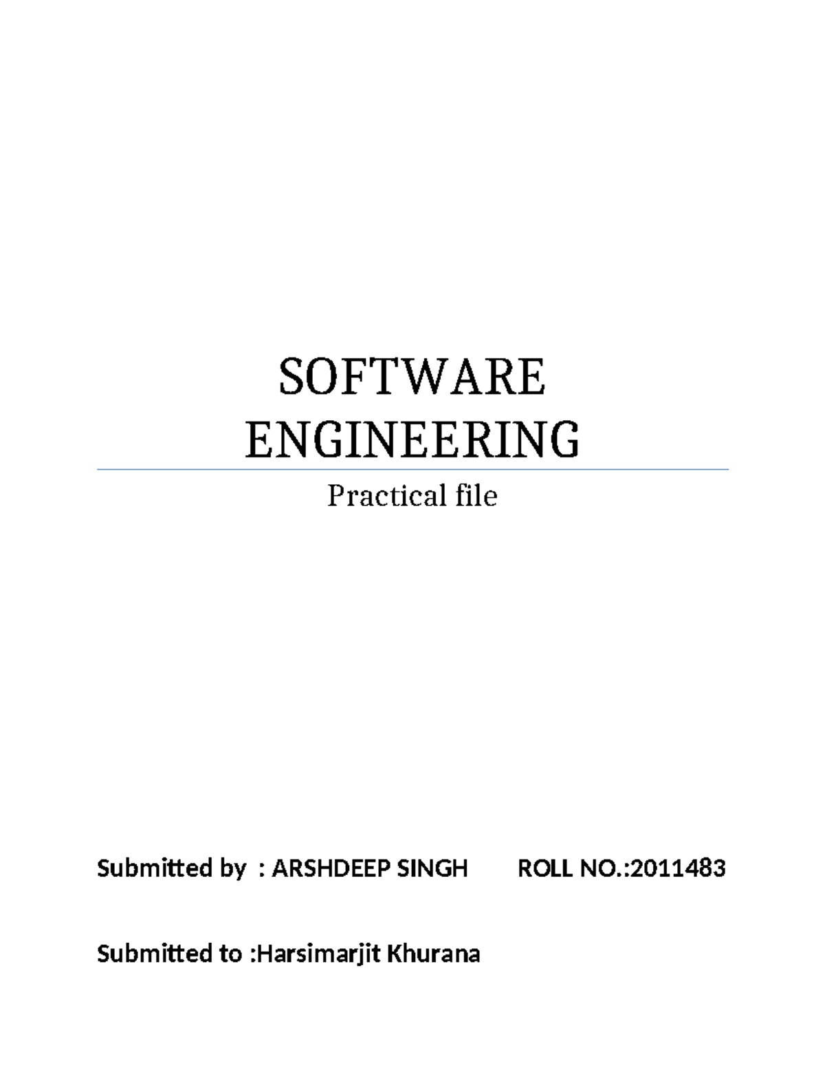 College Automation System 1 - SOFTWARE ENGINEERING Practical file ...