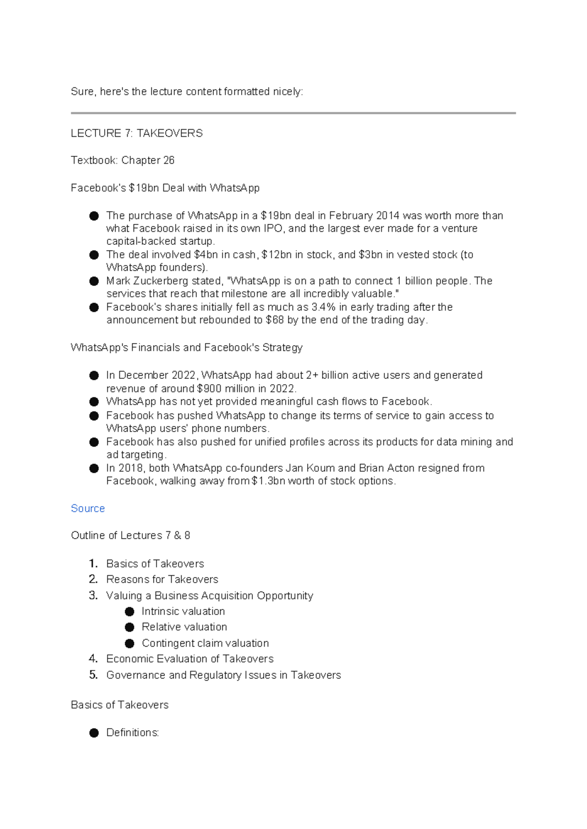 Lecture 7 - Sure, here's the lecture content formatted nicely: LECTURE ...