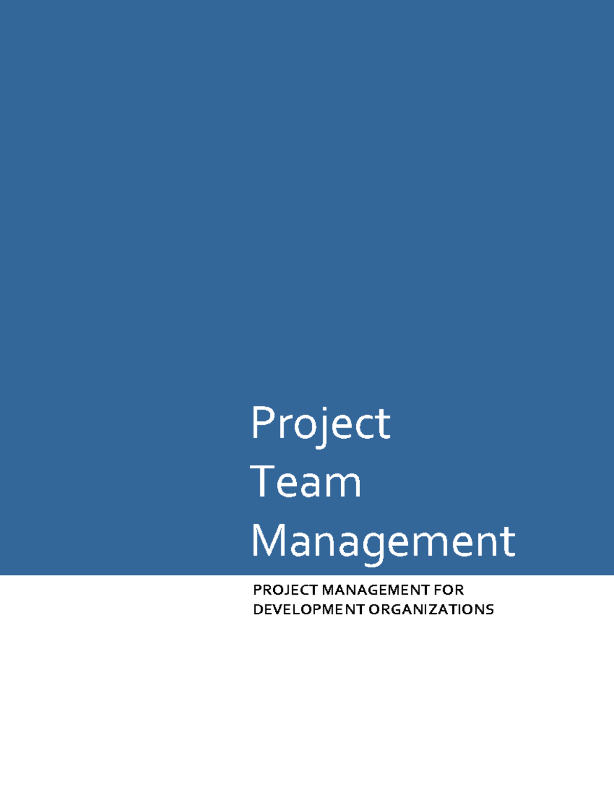 Project Team Management edited - strategic management - JKUAT - Studocu