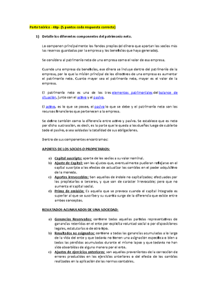 Parcial de Contabilidad y Análisis de Estados Contables - Parcial de Contabilidad y Análisis de ...