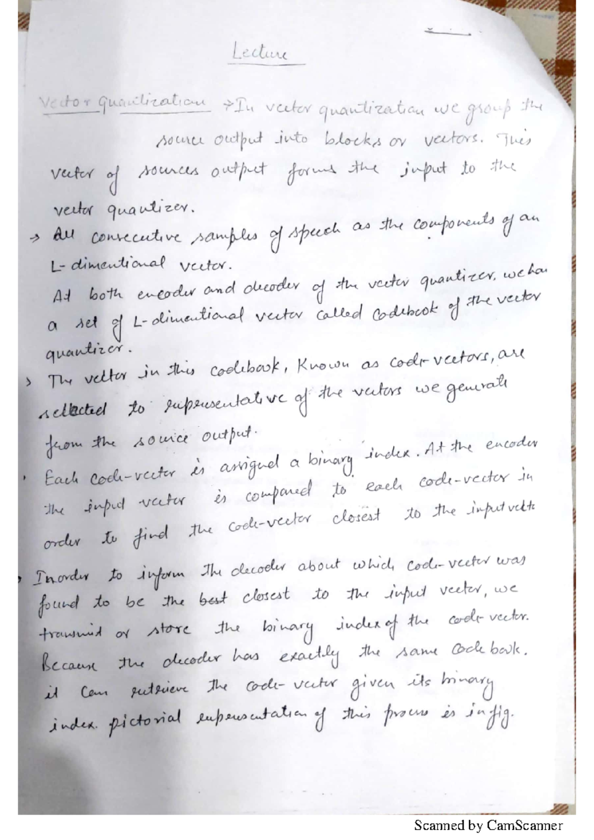 DC Unit 5 - This is a notes for data compression 3rd year 6th sem ...