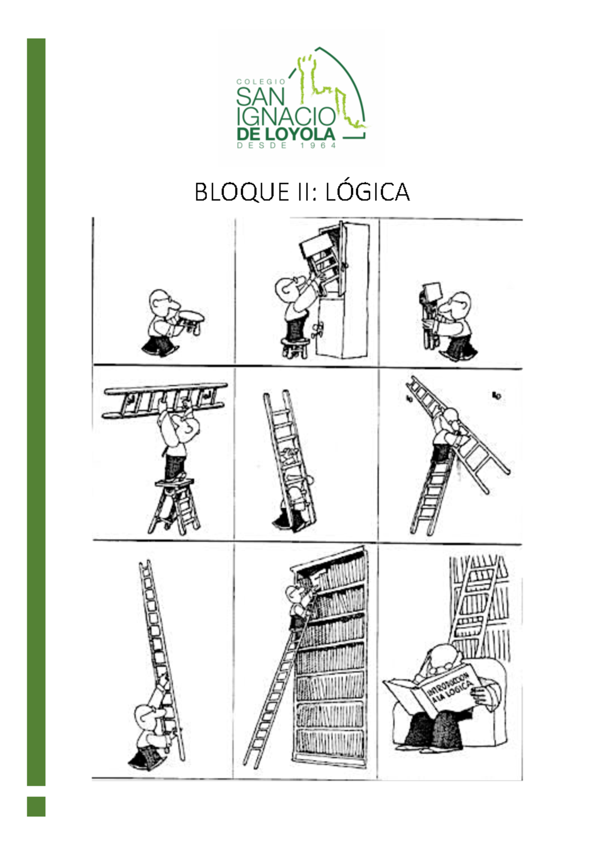 apuntes filosofía - BLOQUE II: LÓGICA BLOQUE II: LÓGICA 1. INTRODUCCIÓN ...