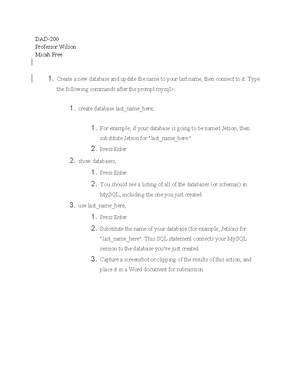 DAD 220 Module Four-2 Lab Template - DAD 220 Module Four Lab Template ...
