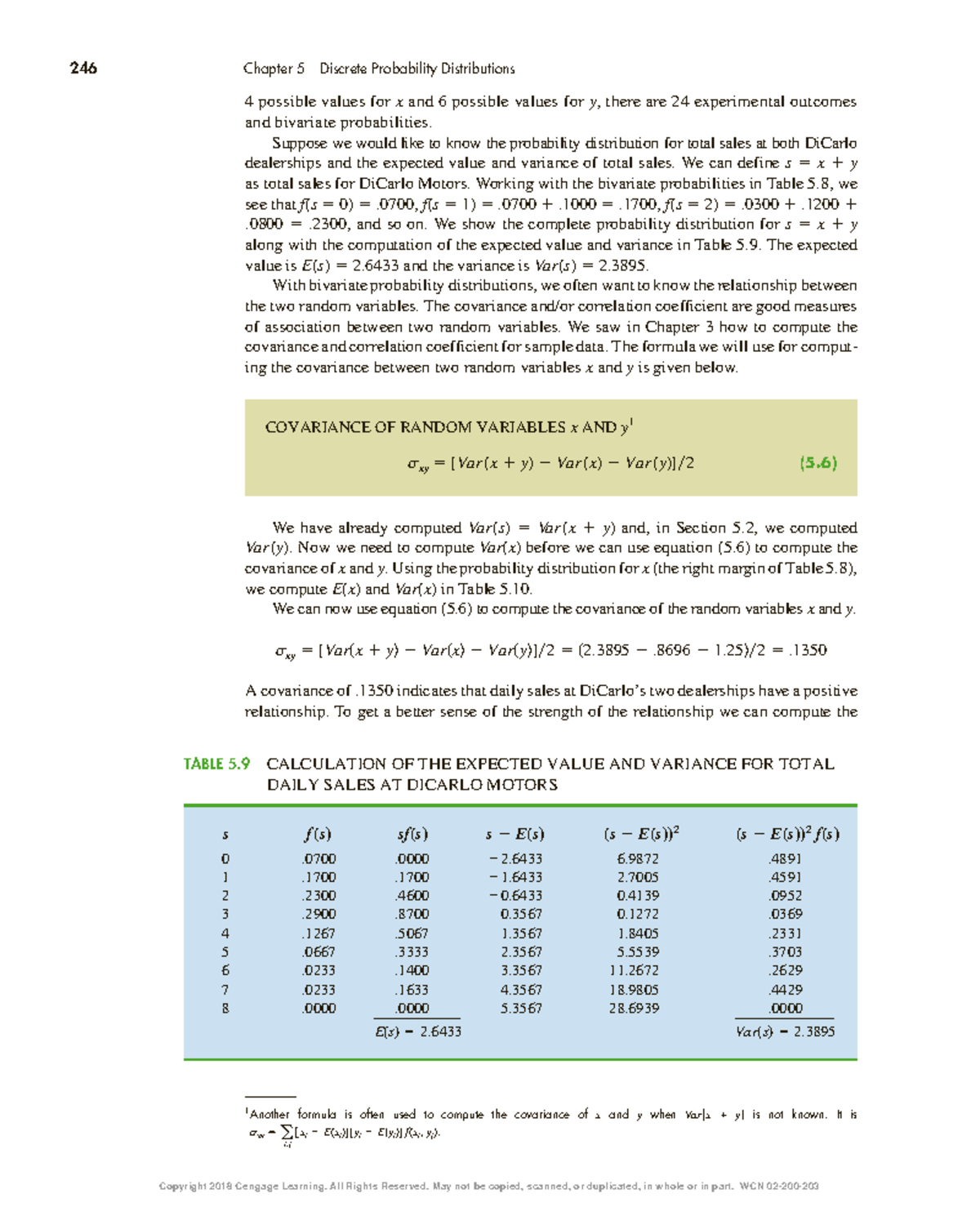 Chapter 5 Excerpt 7 - Ch 5 - 246 Chapter 5 Discrete Probability ...