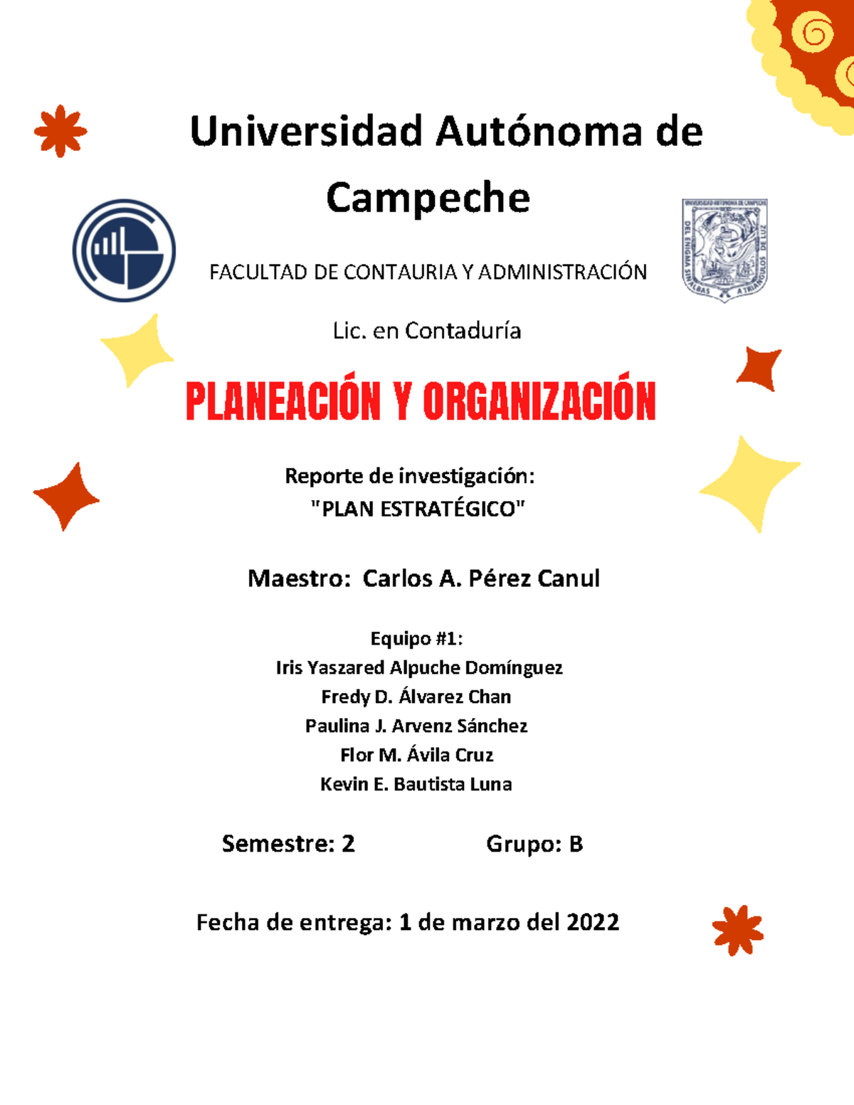 PLAN EstratéGICO - Guggg - Universidad Autónoma de Campeche FACULTAD DE ...