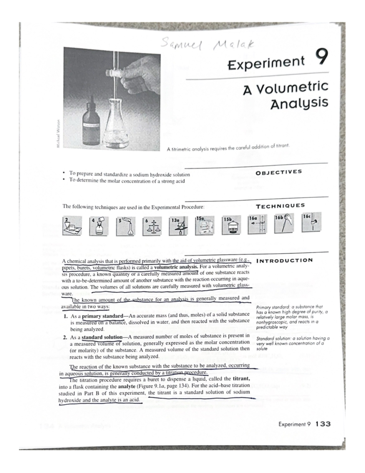 Labs 9 and 10 - Volumetric Analysis Labs - Studocu