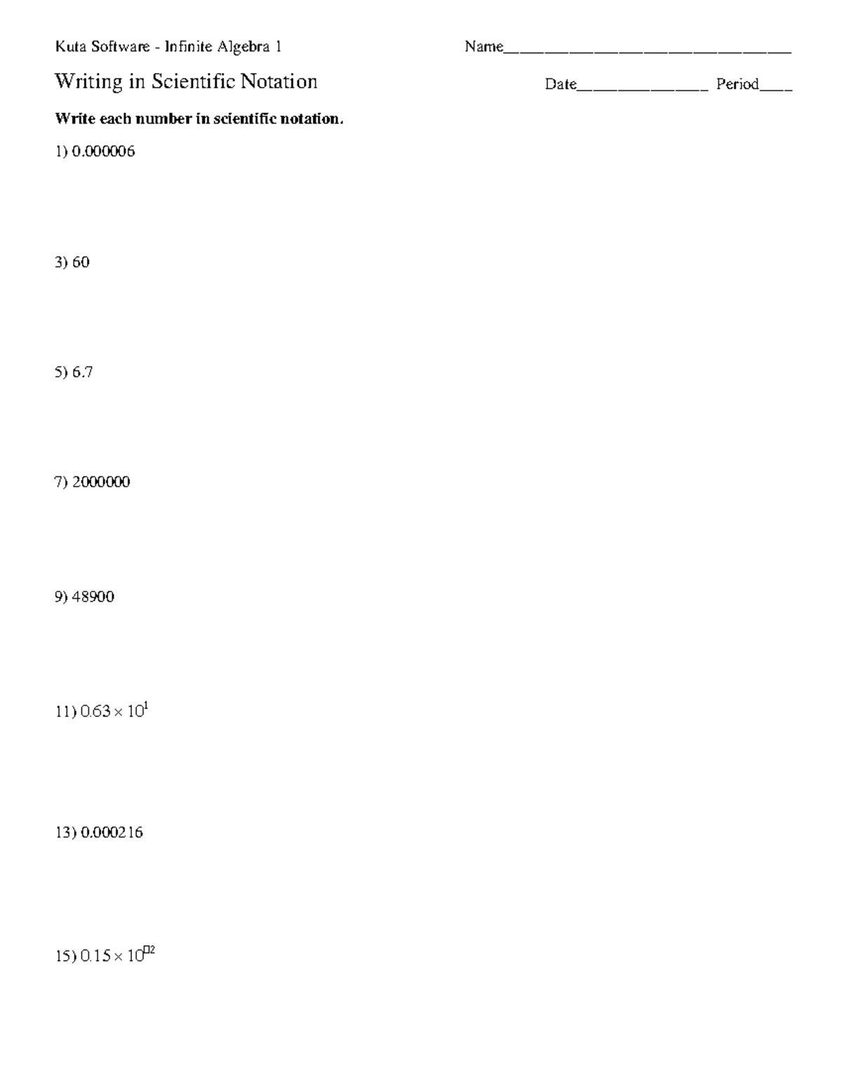 Writing Scientific And Normal Notation With Answers Kuta Software writing-scientific-and-normal-notation-with-answers-kuta-software