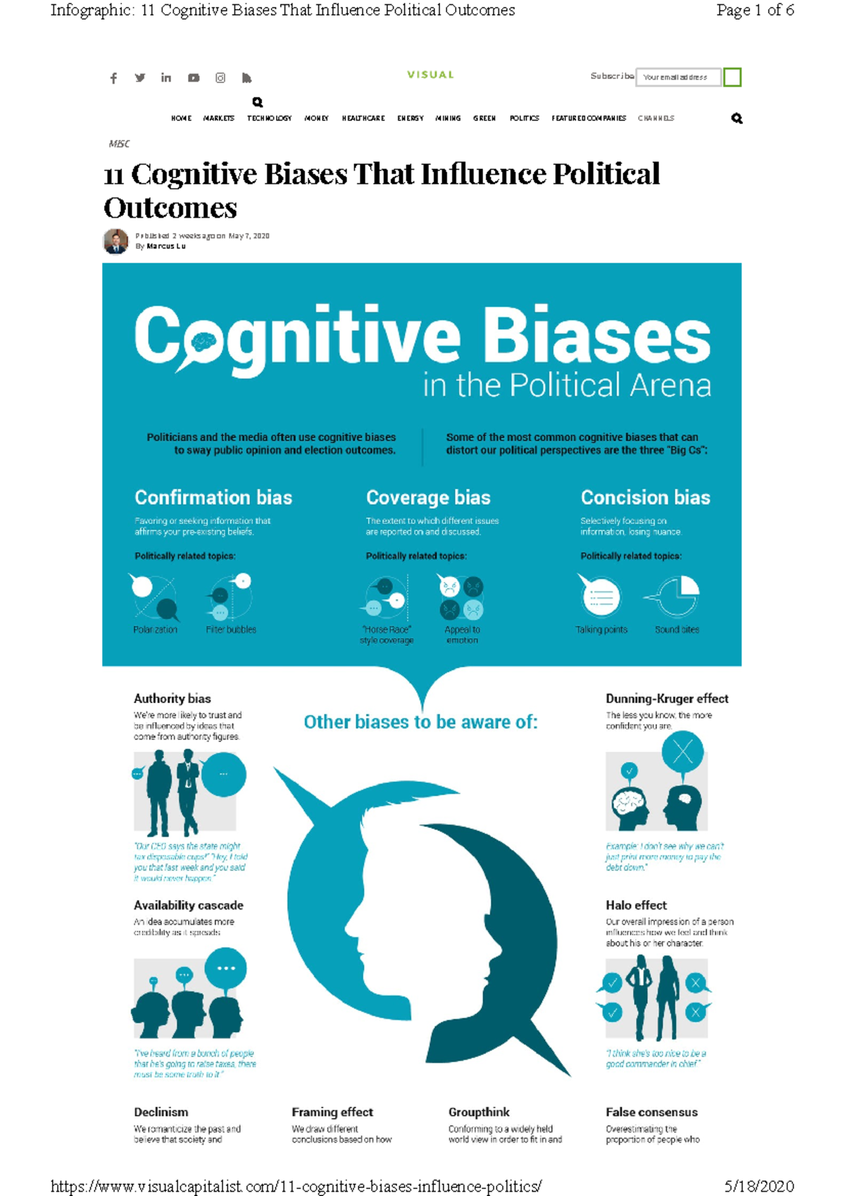 1 Political Biases - Introducción - 11 Cognitive Biases That Influence ...