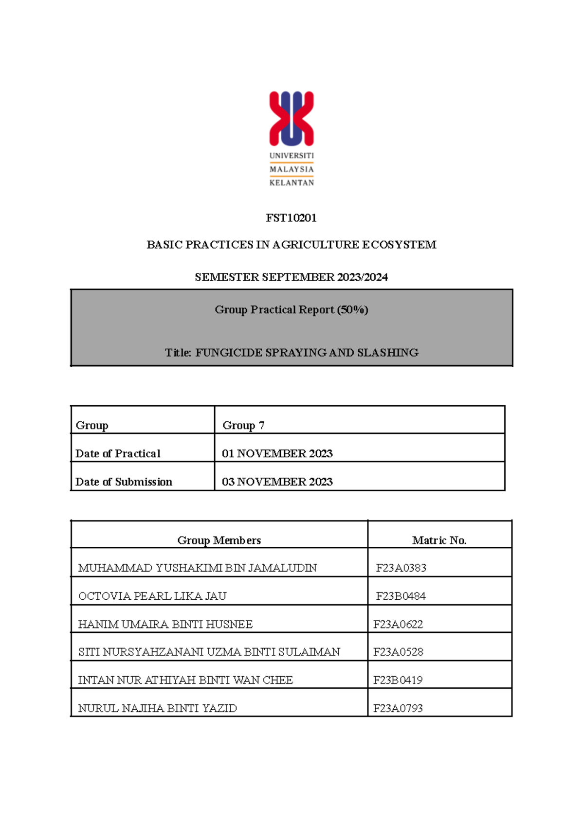 Atp3 - Random je ni jagn caye - FST BASIC PRACTICES IN AGRICULTURE ...