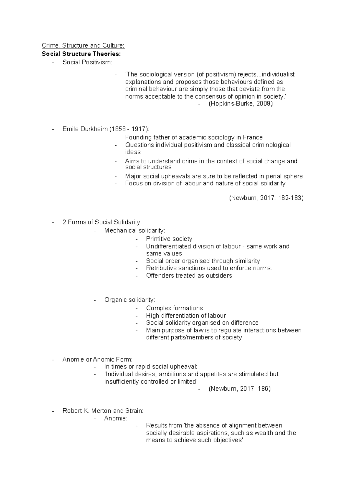 16 - Crime, Structure and Culture - Crime, Structure and Culture ...
