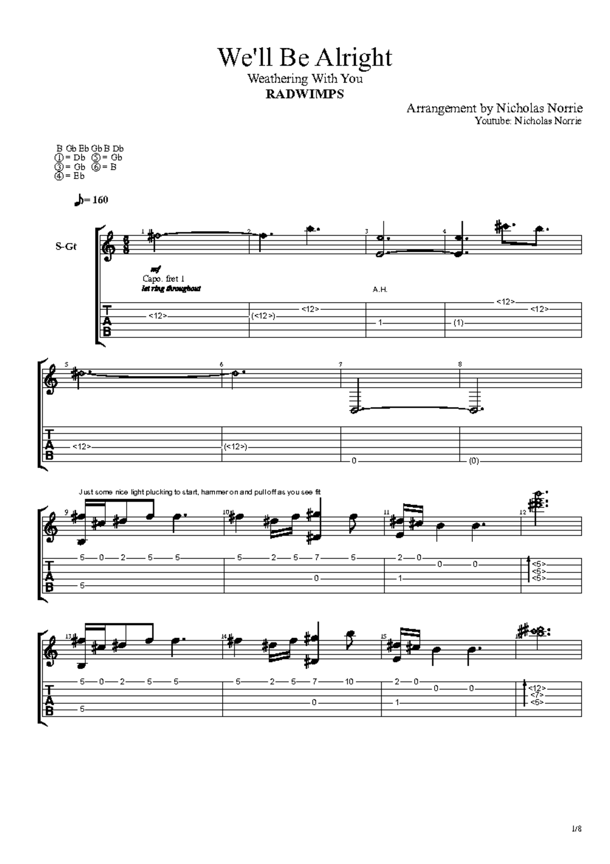 Well Be Alright - We'll Be Alright Weathering With You RADWIMPS ...