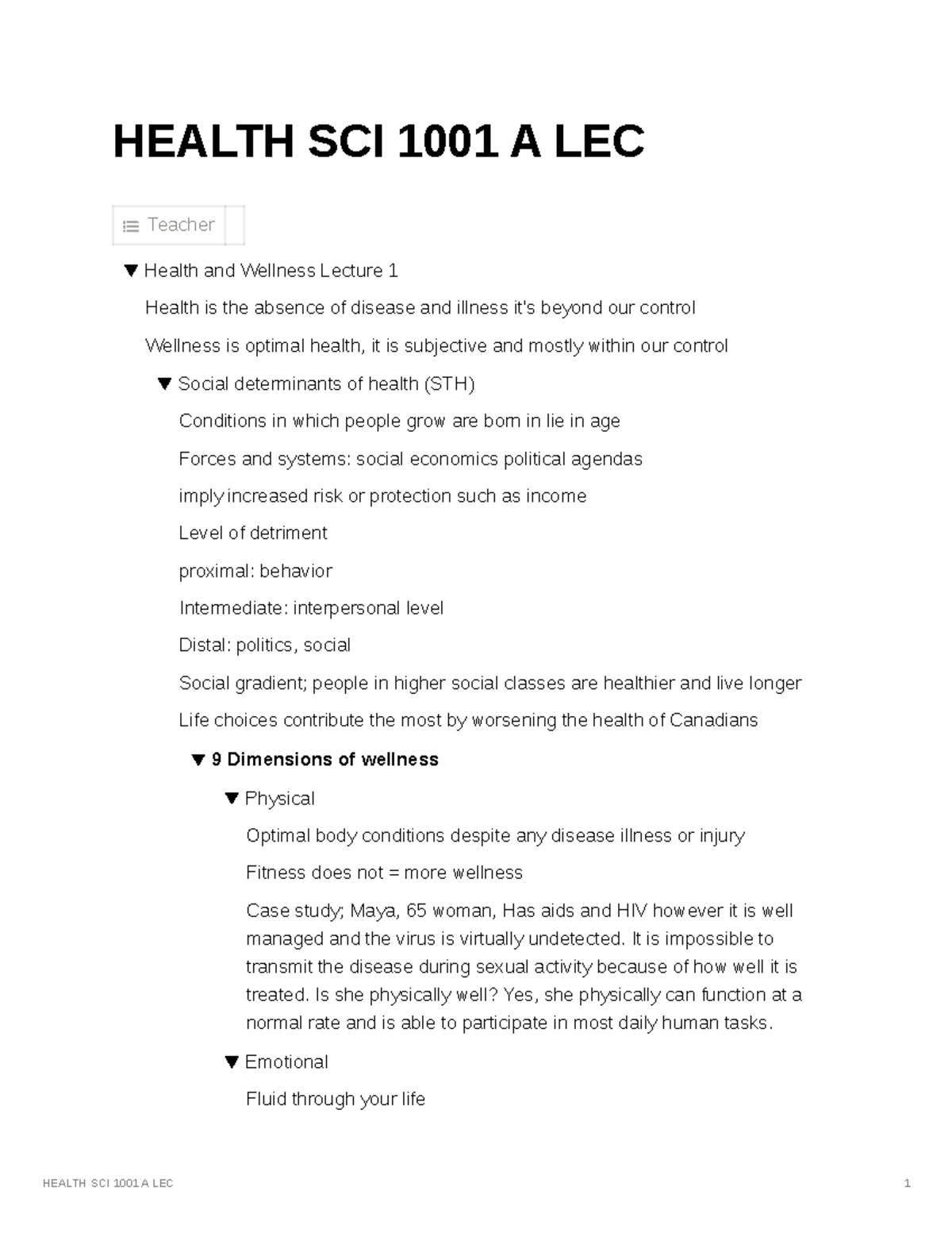 A9bdb4a8-15e2-46ed-af3a-b64459 ecdcfa Health SCI 1001 A LEC - HEALTH ...