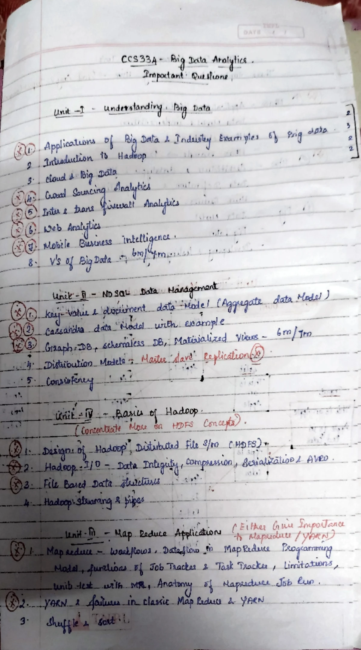 UNIT 4 - UNIT 4 BDA - UNIT IV BASICS OF HADOOP 6 Data format – analyzing data with Hadoop ...