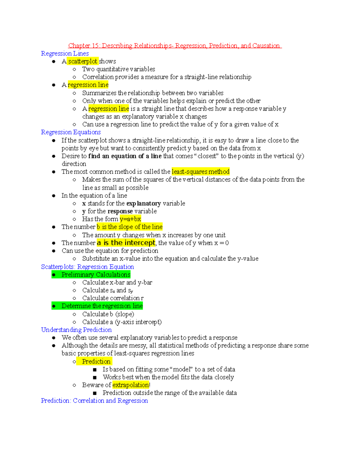 Chapter 15 - Stewart Hamilton - Chapter 15: Describing Relationships ...