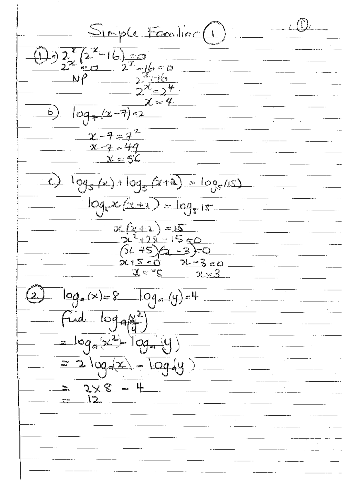 Revision Unit 3 Simple familiar only 1 Solutions - Studocu
