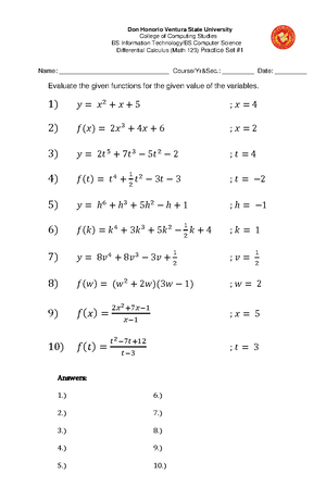 Doc1 - just some practice material - Computer Programming Course - Studocu