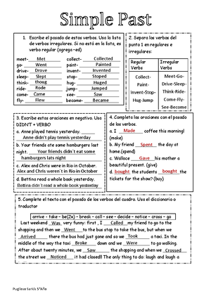 Lista de verbos-en-inglés 23 - Inglés - Studocu