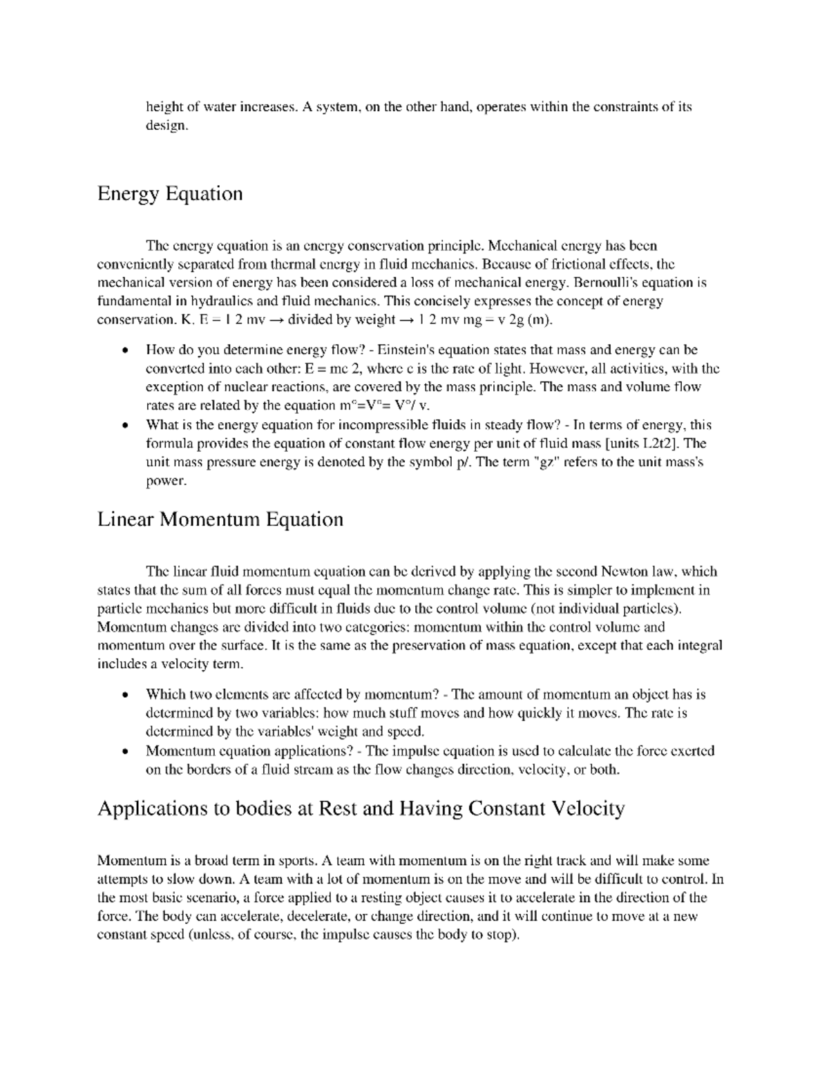 CE142P-2 B73 CW8-01-2 - lecture notes on module 2 - Hydraulics - Studocu