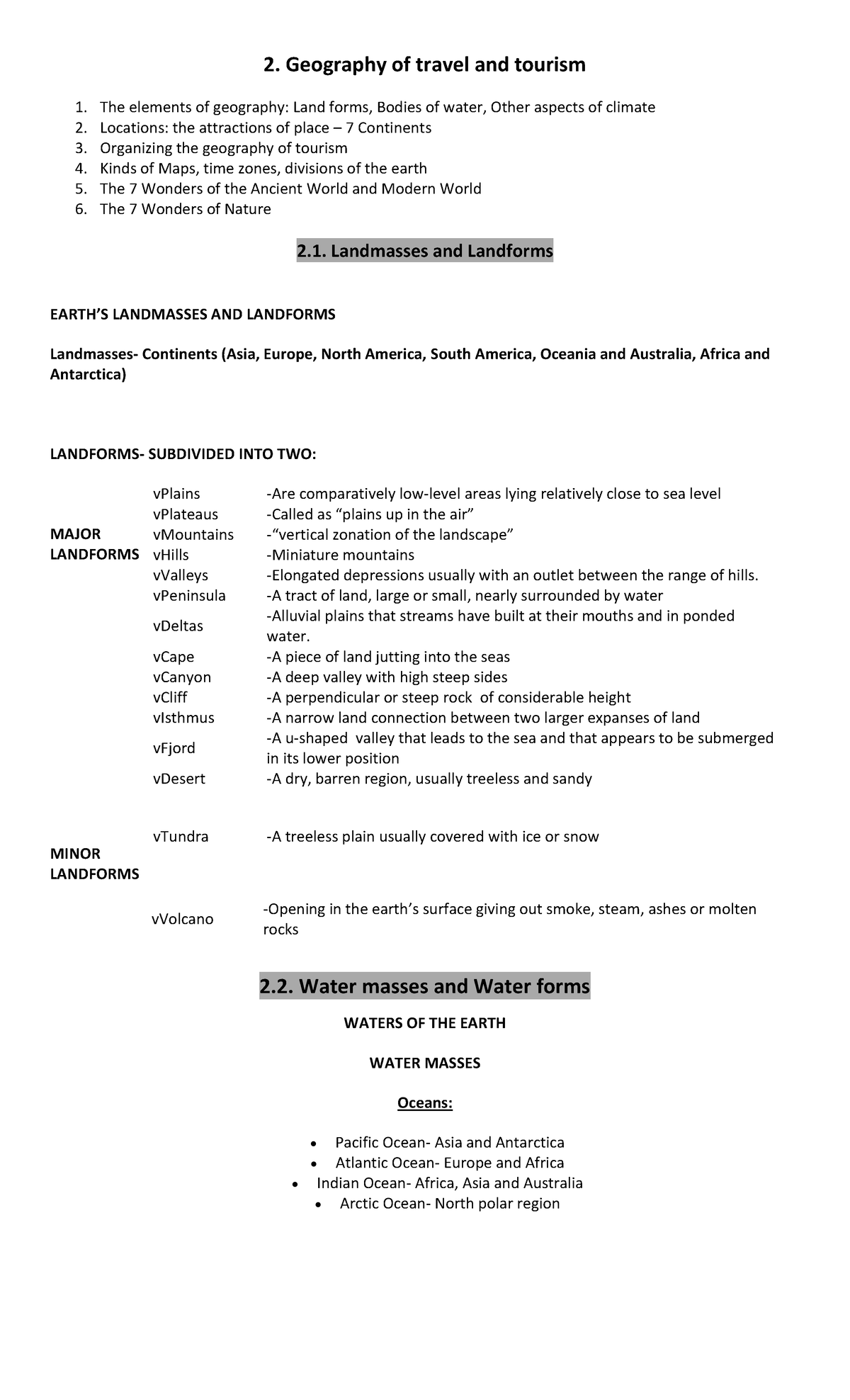 Geography of Travel and Tourism - 2. Geography of travel and tourism ...
