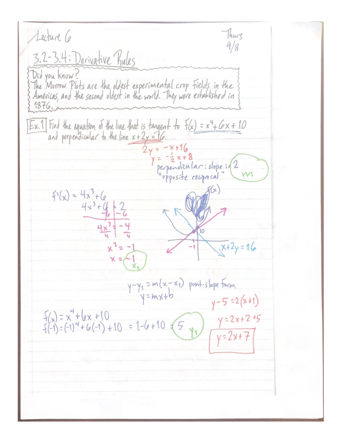 09-08 Lecture Notes - MATH 221 - Illinois - Studocu