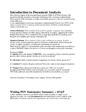 Doing the dbq student guide - Doing the DBQ Strategies for Tackling the ...