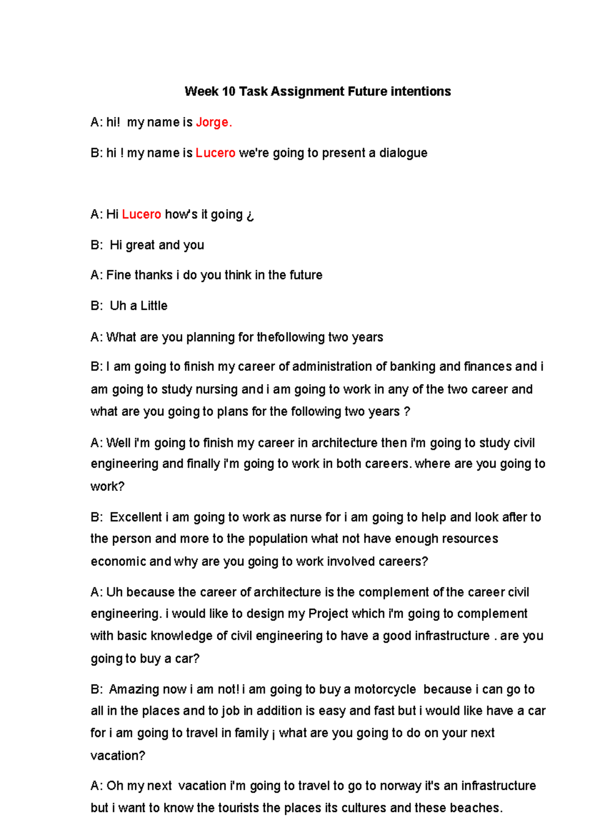 Week-10-task-assignment-future-intentions compress - Week 10 Task ...