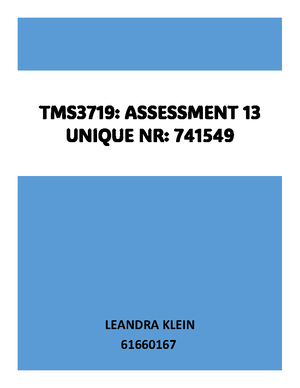 Tms3701 portfolio - TEACHING GEOGRAPHY TMS [Type the document subtitle ...