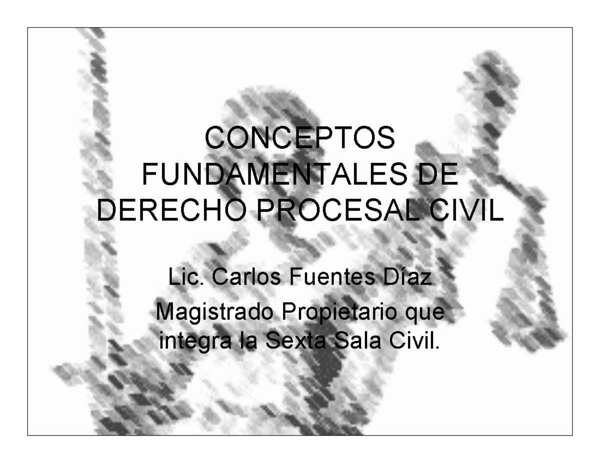 Ifsp conceptosderechoprocesalcivil-2 - CONCEPTOS FUNDAMENTALES DE ...