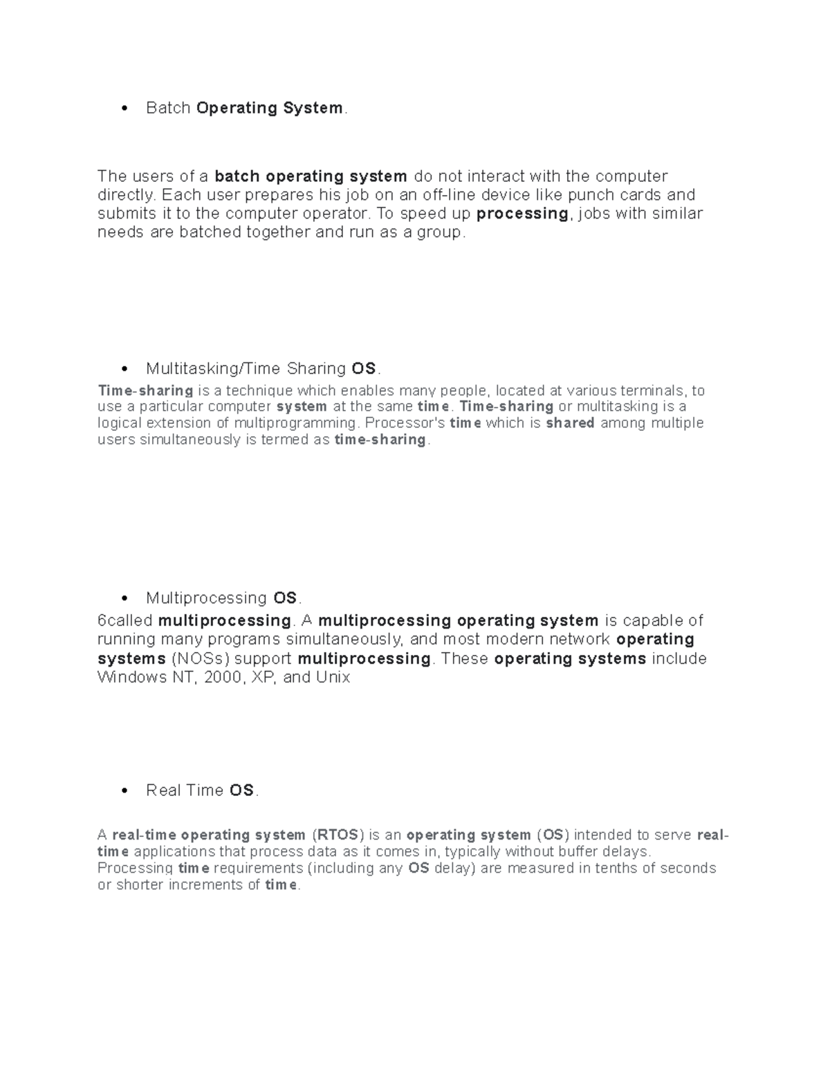 Os Assingment Assignment All Correct Answers Batch Operating System