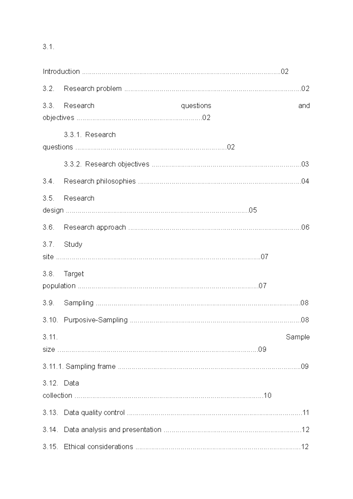 Chapter Three - Research notes - 3. Introduction - Studocu